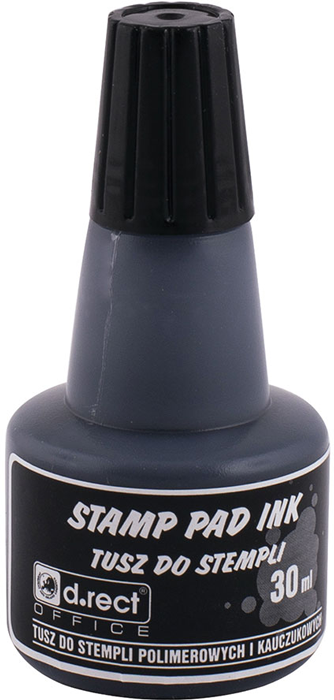 Razítková barva D-rect pro samonamáčecí polymerová razítka černá